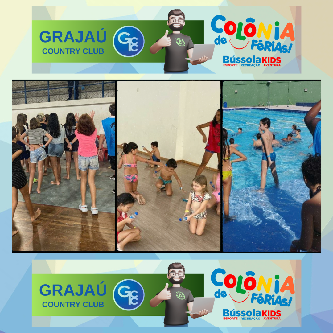 Colônia de Férias – GRAJAÚ COUNTRY – INVERNO 2025 – Bússola Club